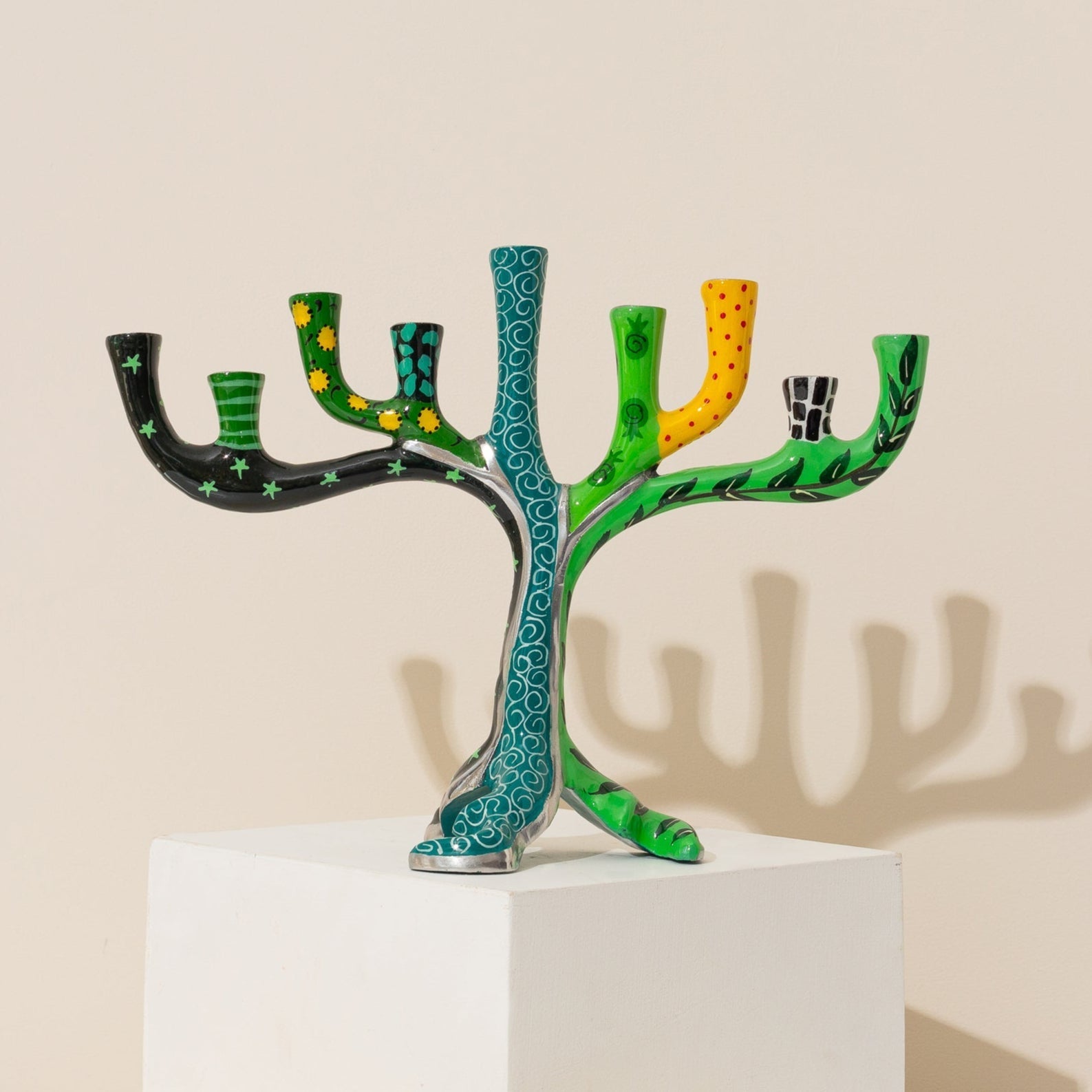 Menorah Hand Painted Design - Safari Style Series – SURI