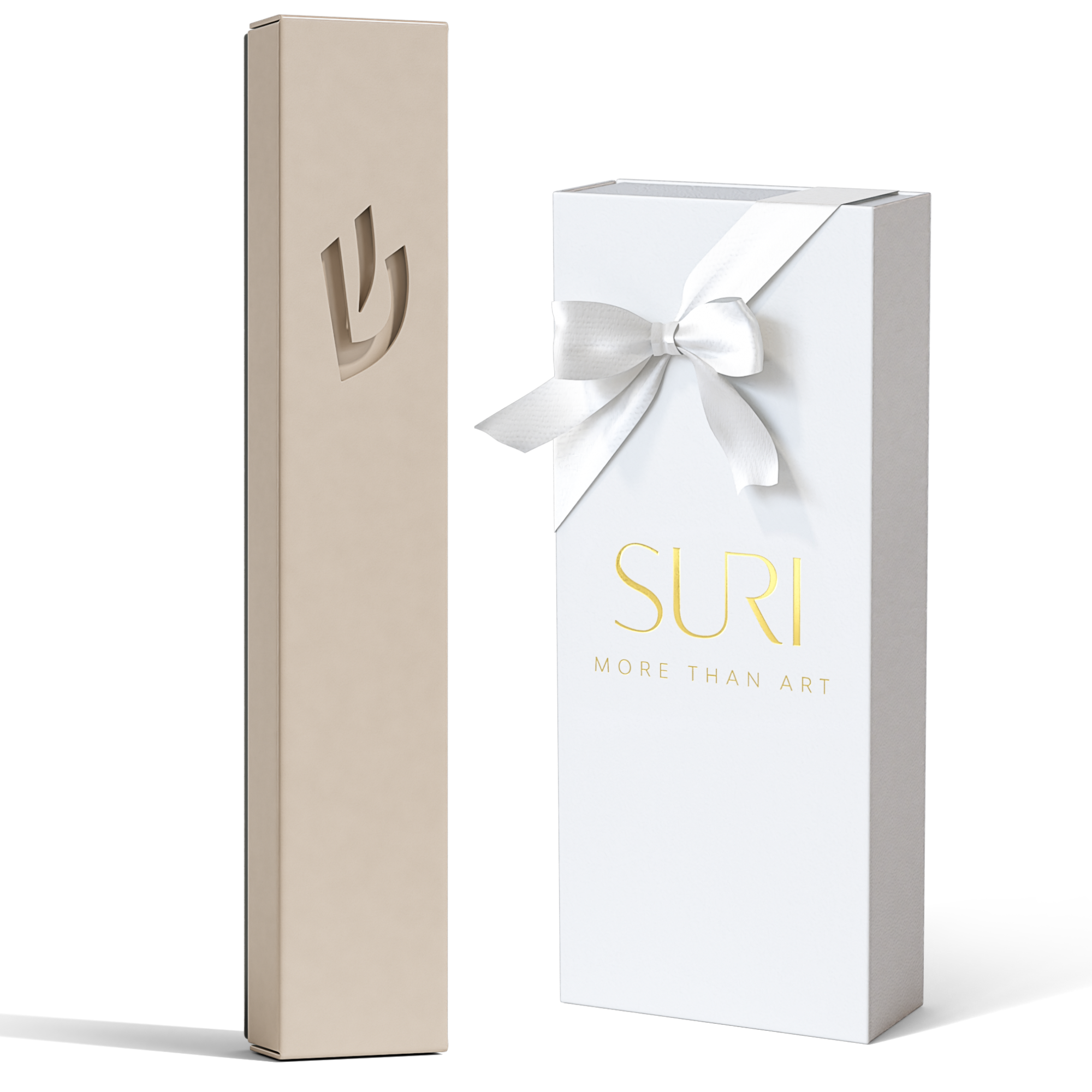 Contemporary Stainless Steel Mezuzah with Fine Line Detailing - Sweeth ...
